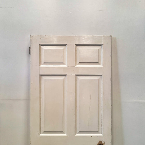 Georgian Solid Pine Panelled Door - 191cm x 83cm - The Architectural Forum