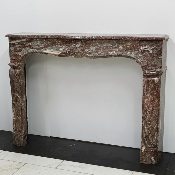 Antique Rouge De Rance Marble Fireplace Surround | Louis XV - The ...
