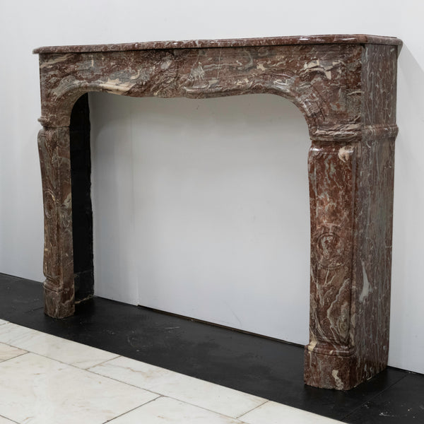 Antique Rouge De Rance Marble Fireplace Surround | Louis XV - The ...