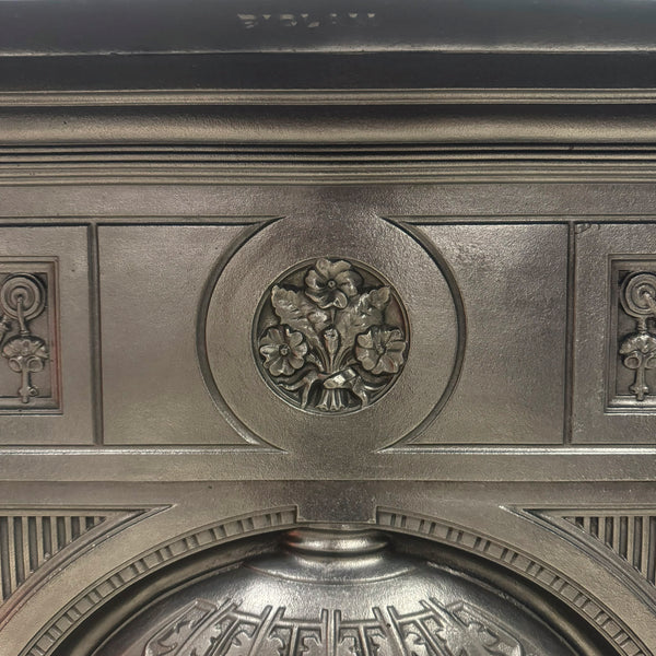 Antique Victorian Combination Cast Iron Fireplace - The Architectural Forum