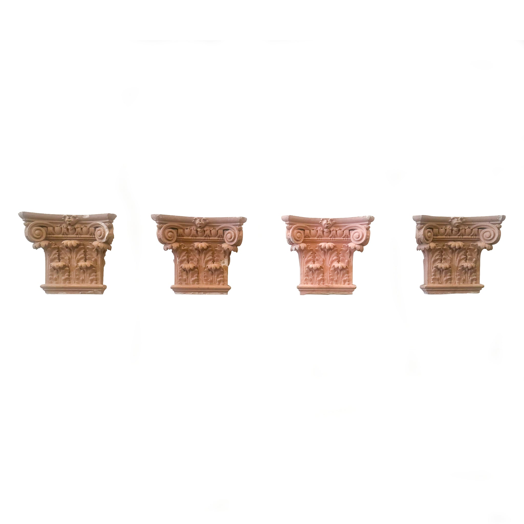 Set of 4 Plaster Corinthian Capitals - The Architectural Forum
