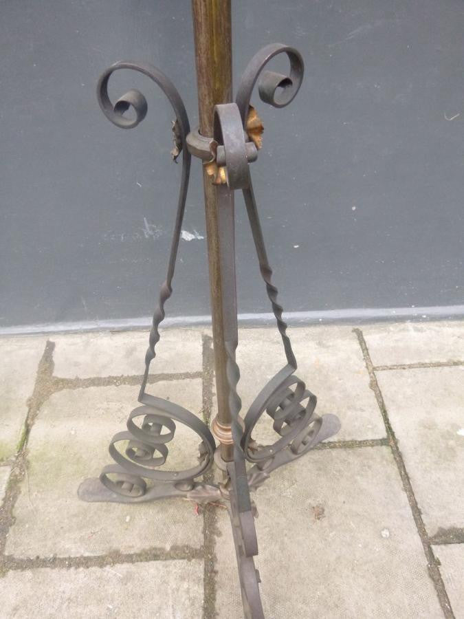 Antique Copper Lamp Stand - The Architectural Forum