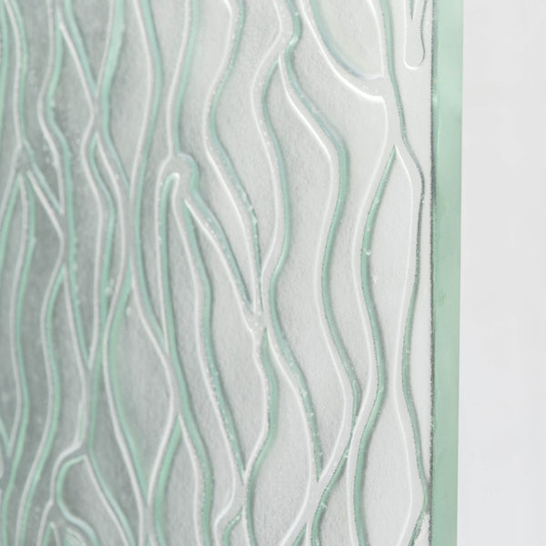 SPECTACULAR GREEN GLASS PANELS RECLAIMED FROM CENTRAL LONDON HEADQUART ...
