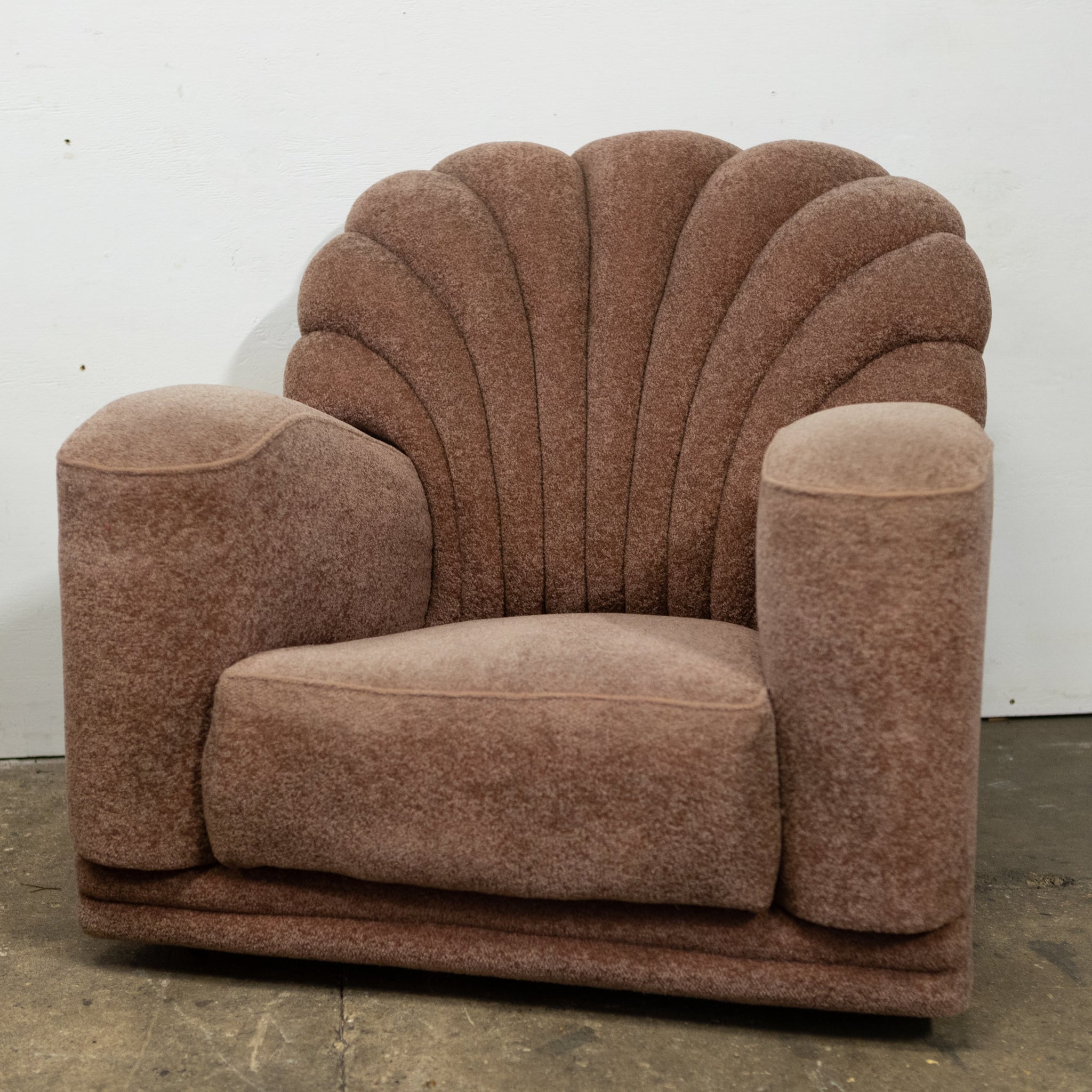 Art Deco 3 Piece Suite Shell-Back Sofa & Armchairs - The Architectural ...