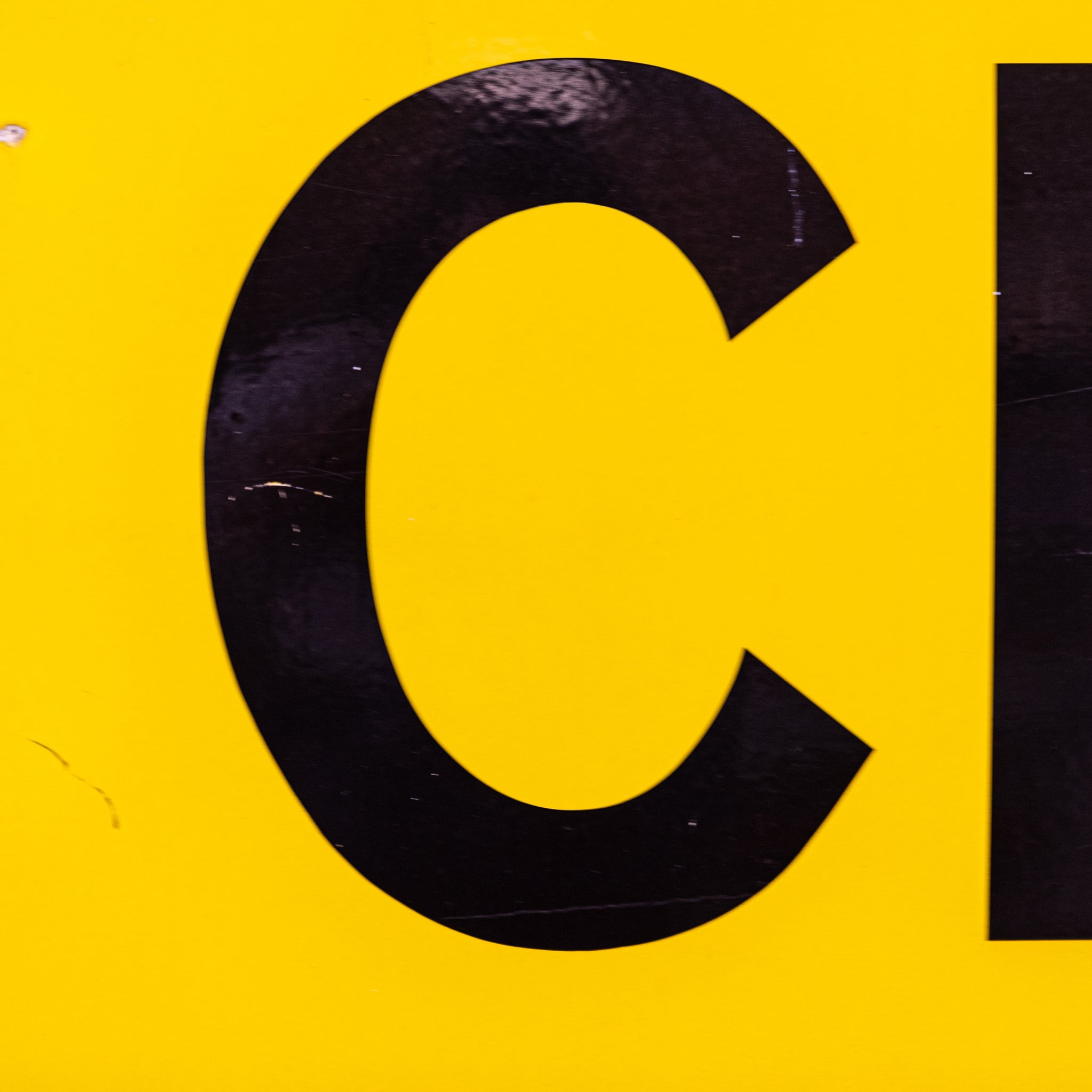 Large Reclaimed Enamel Yellow London Shop Sign - The Architectural Forum