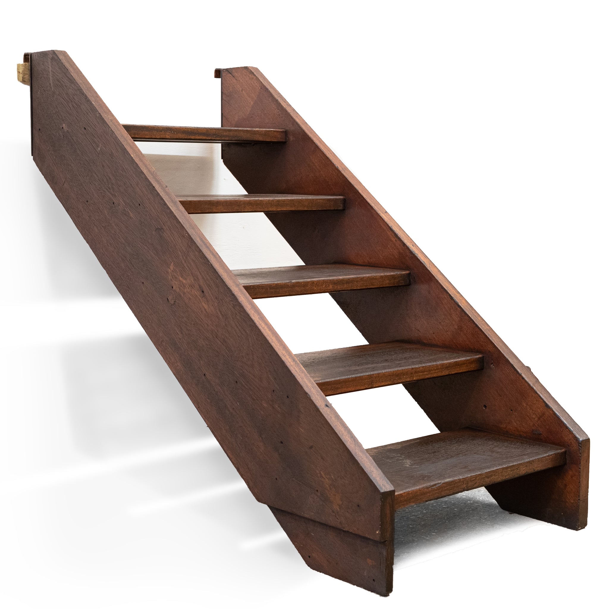 Reclaimed Mid-Century Mahogany Stage Steps - The Architectural Forum