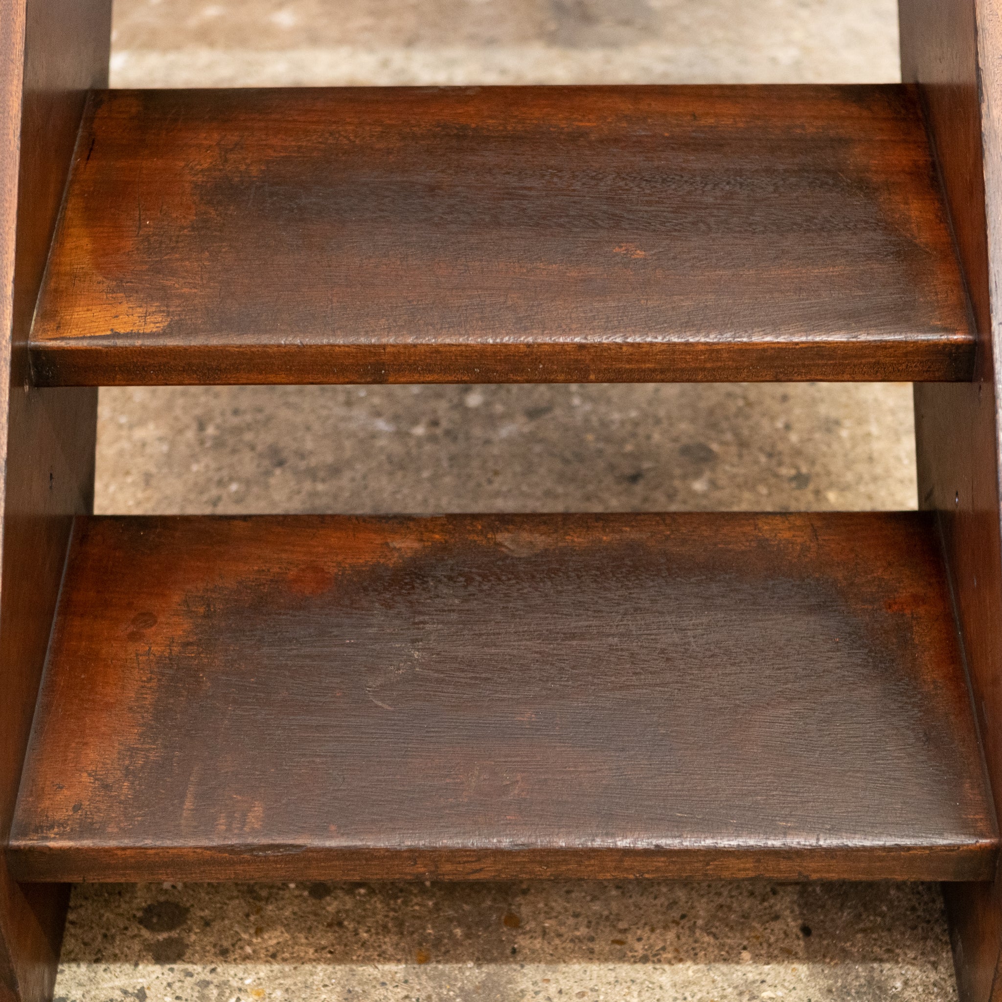 Reclaimed Mid-Century Mahogany Stage Steps - The Architectural Forum