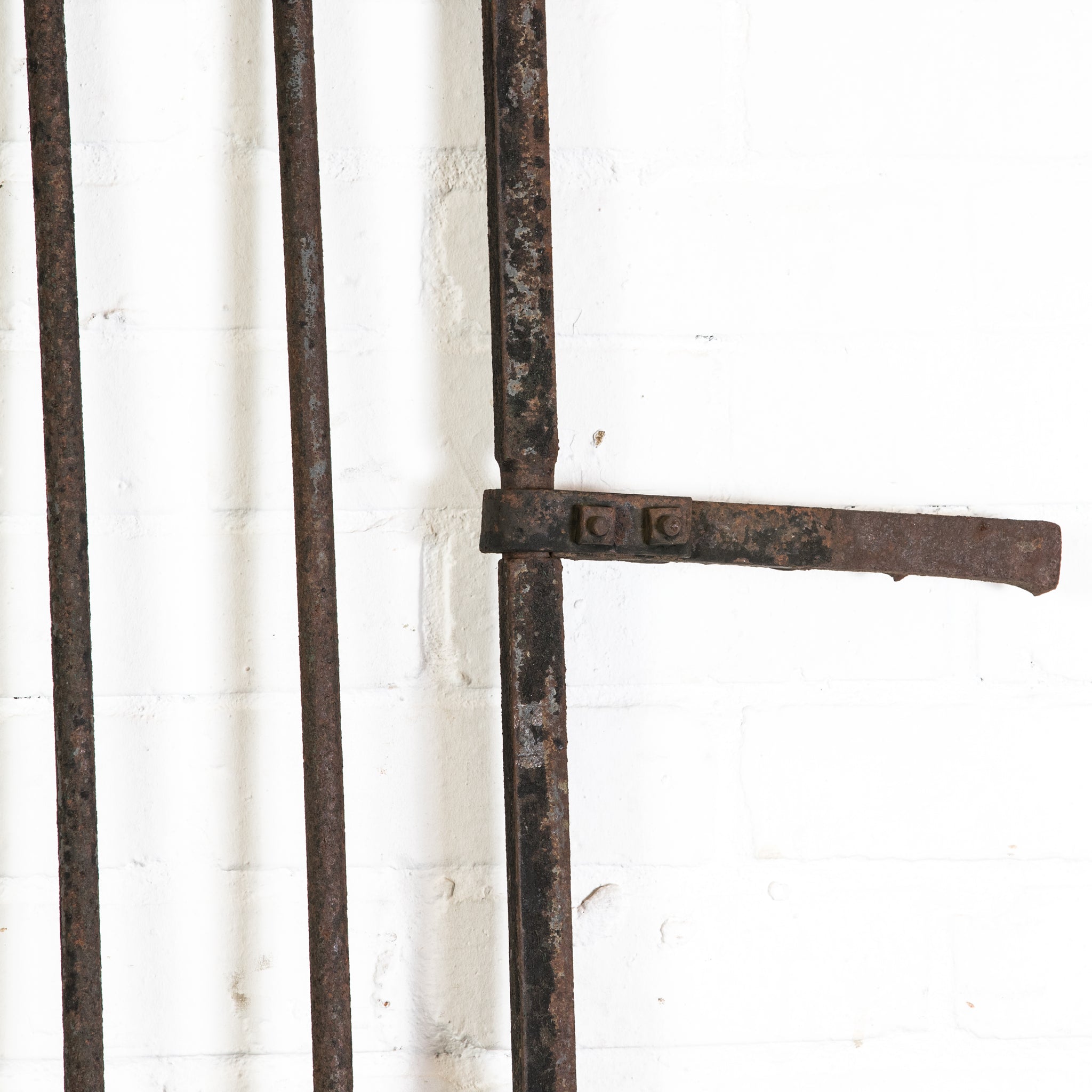 Antique Wrought Iron Gate with Spikes - The Architectural Forum